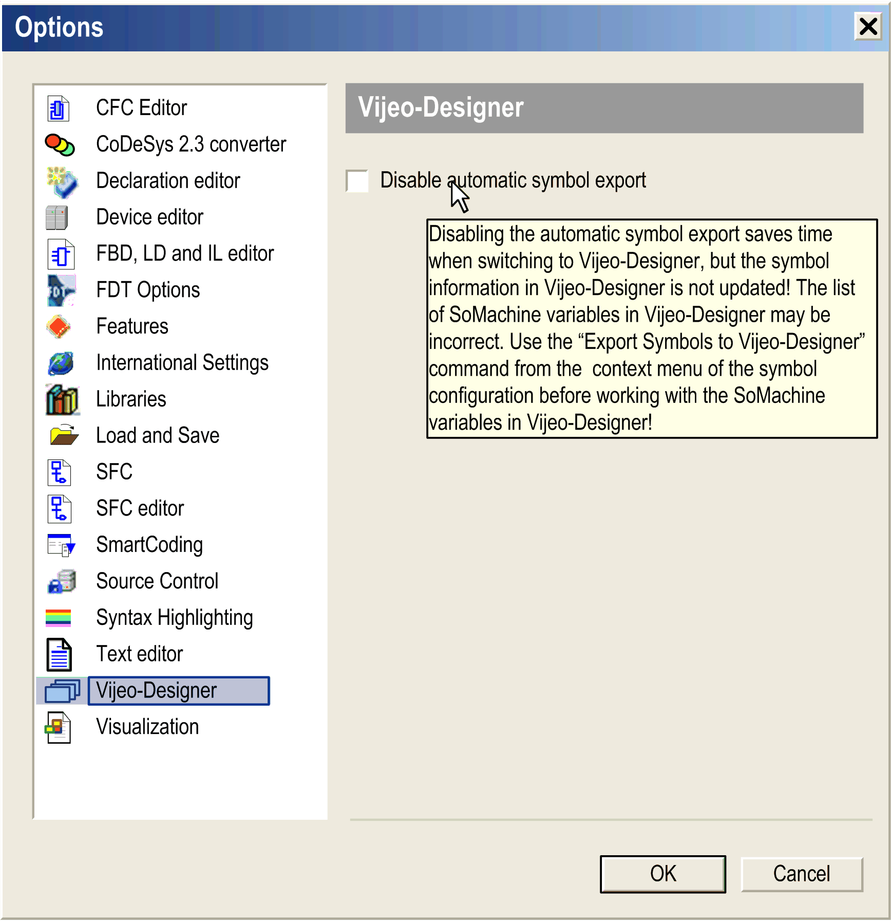 EcoStruxure Machine Expert Single Variable Definition